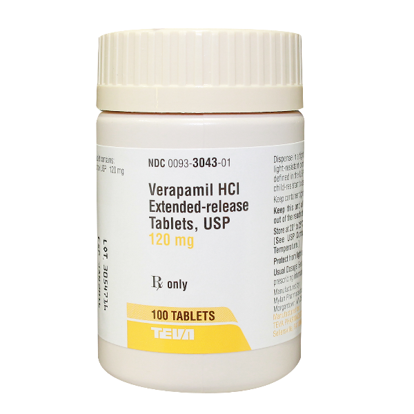 VERAPAMIL HCL ER 120MG - RX Products