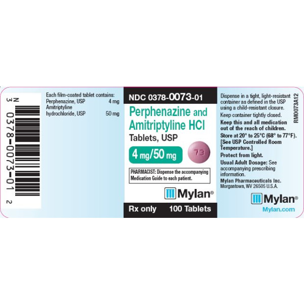PERPHENAZINE/ AMITRIPT 4/ 50MG - RX Products