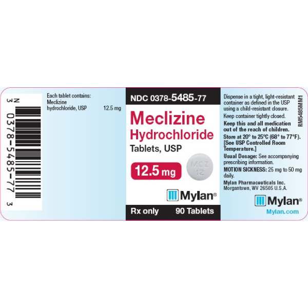 MECLIZINE 12.5MG - RX Products