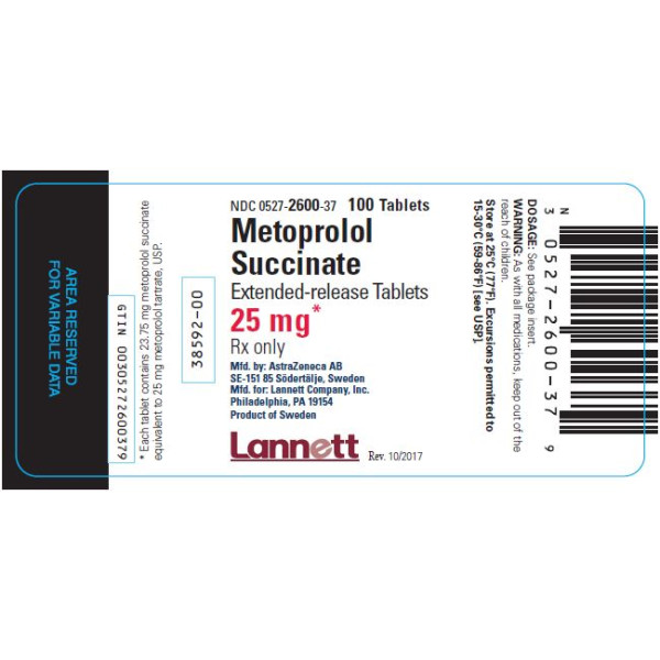 METOPROLOL SUCC ER 25MG - RX Products