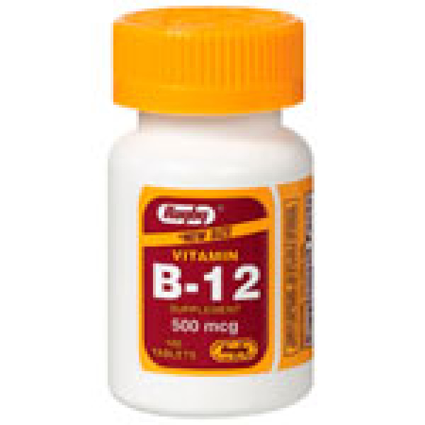 VIT B-12 500MCG - Vitamins - OTC