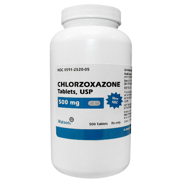 CHLORZOXAZONE 500MG - RX Products
