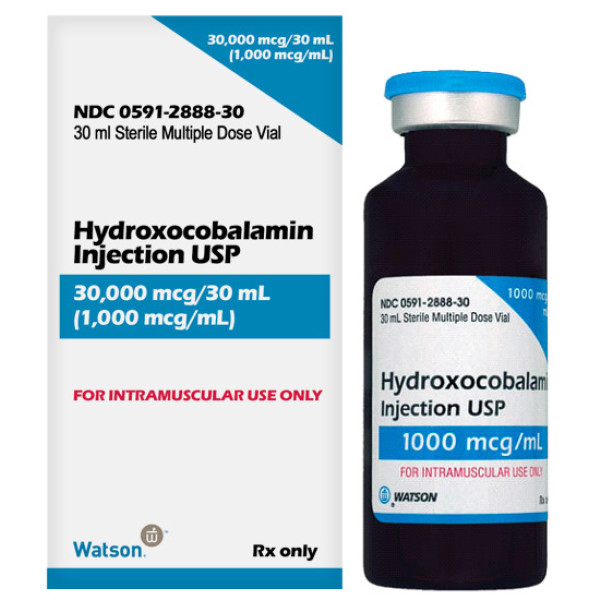 HYDROXOCOBALAMIN 1000MCG/ML - RX Products