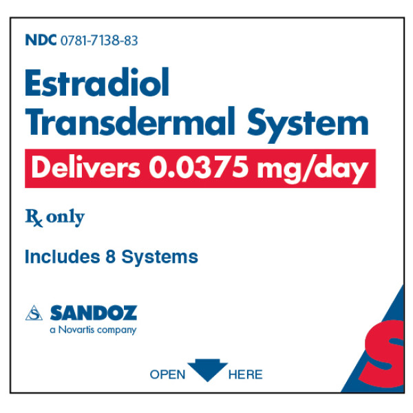 ESTRADIOL 0.0375MG - RX Products