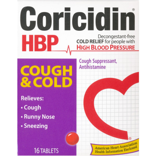 CORICIDIN HBP - Cough, Cold & Allergy - OTC