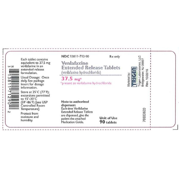 VENLAFAXINE ER 37.5MG - RX Products