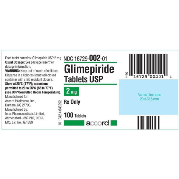 GLIMEPIRIDE 2MG - RX Products