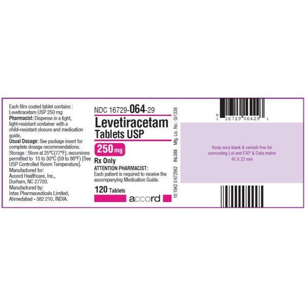 LEVETIRACETAM 250MG - RX Products
