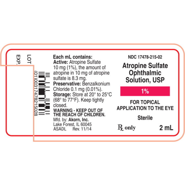 ATROPINE SULFATE OPHTH SOL 1% - RX Products