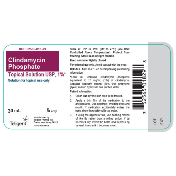 CLINDAMYCIN TOPICAL SOL 1% - DERMATOLOGICALS - RX Products