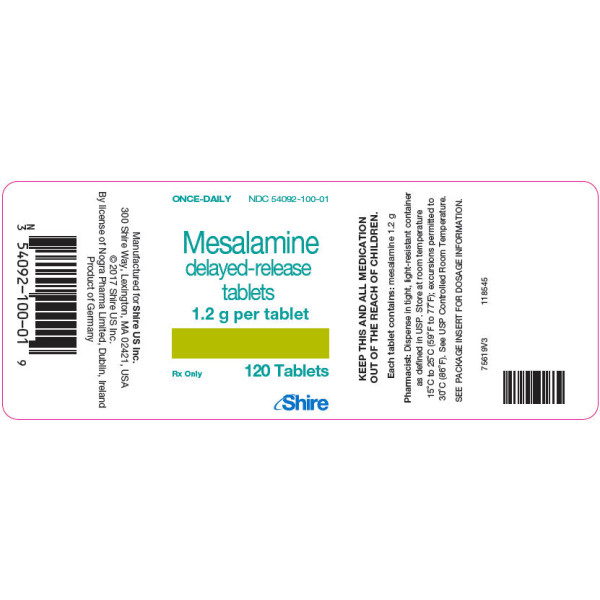 MESALAMINE DR 1.2GM - RX Products