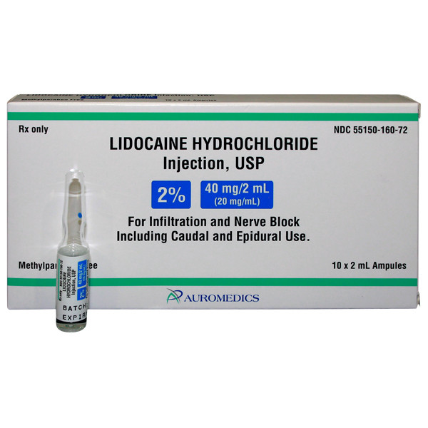 LIDOCAINE HCL PF 2% 40MG/ 2ML - RX Products