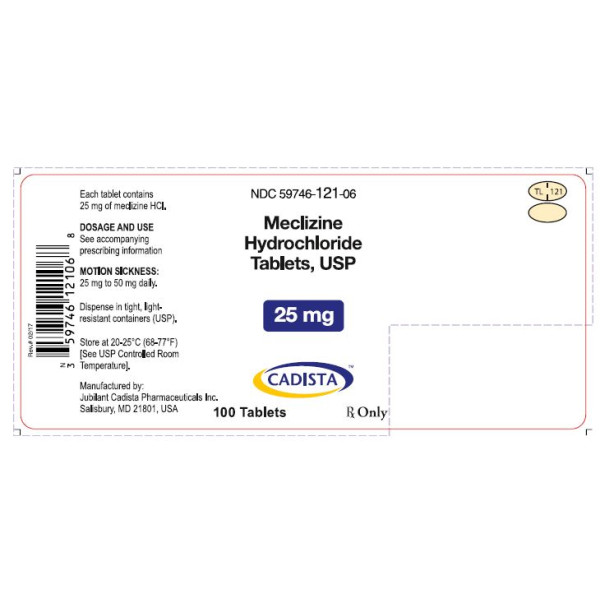 MECLIZINE 25MG - RX Products