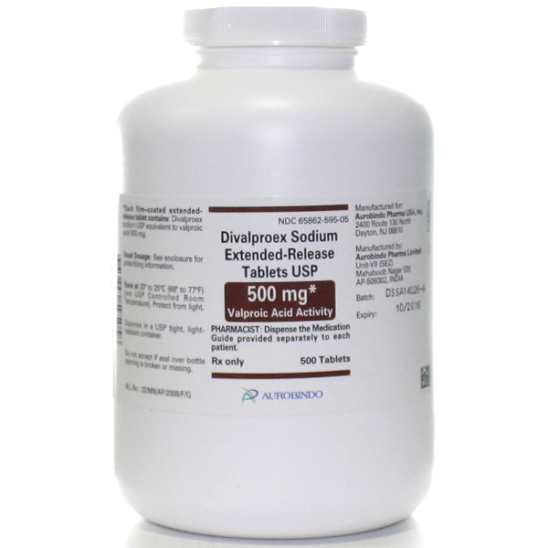 DIVALPROEX SOD ER 500MG - RX Products