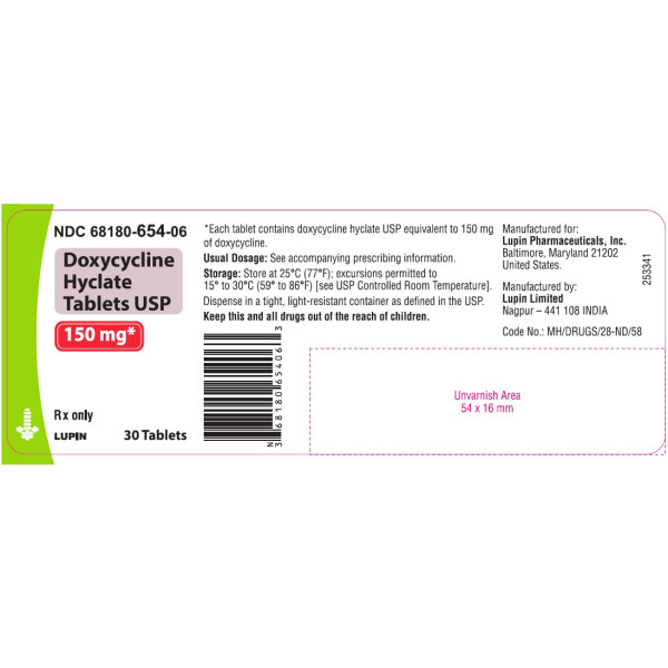 DOXYCYCLINE HYCLATE 150MG - RX Products