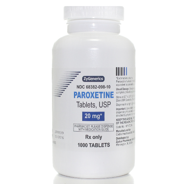 PAROXETINE HCL 20MG - RX Products