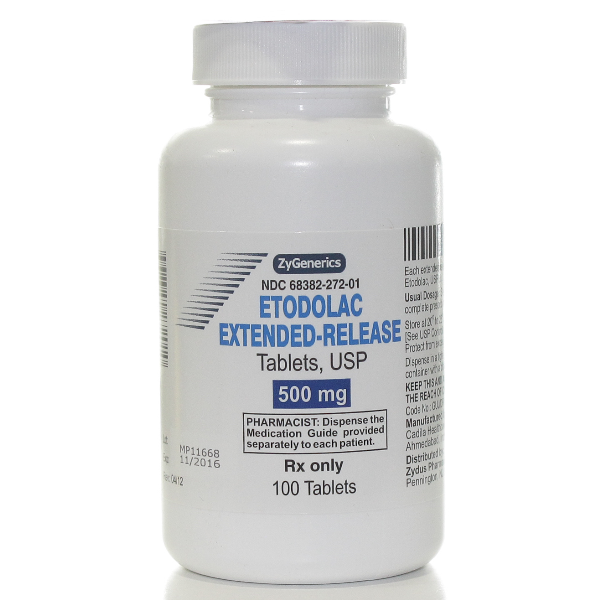 ETODOLAC ER 500MG - RX Products