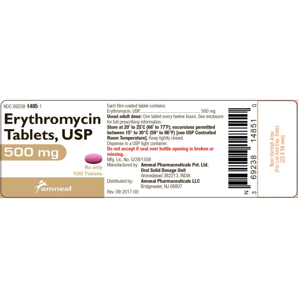 ERYTHROMYCIN 500MG - RX Products