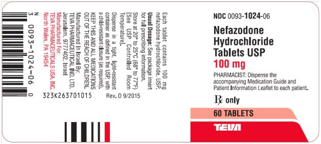 NEFAZODONE HCL 100MG - ANTIDEPRESSANTS - RX Products