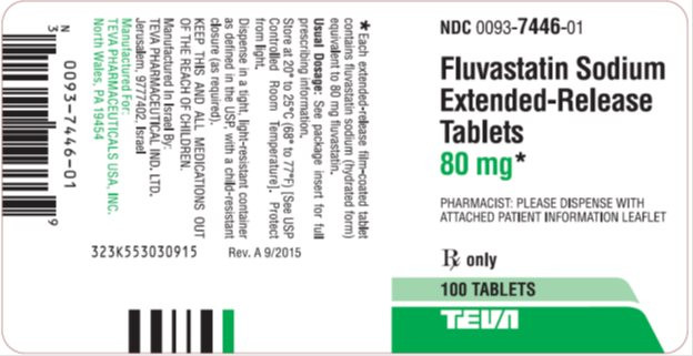 FLUVASTATIN SODIUM ER 80MG - ANTIHYPERLIPIDEMICS - RX Products