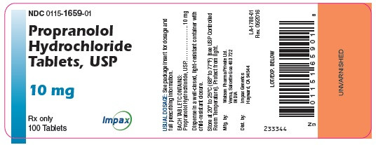PROPRANOLOL HCL 10MG - RX Products