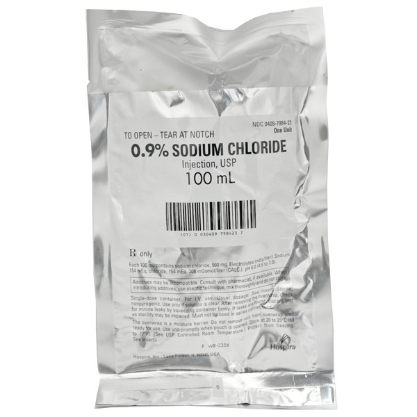 SODIUM CHLORIDE 0.9% 100ML - RX Products
