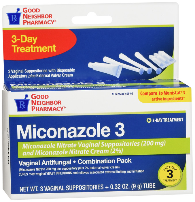 GNP MICONAZOL 3 D/APPL CRM - Vaginal Products - OTC