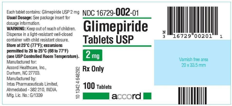 GLIMEPIRIDE 2MG - RX Products