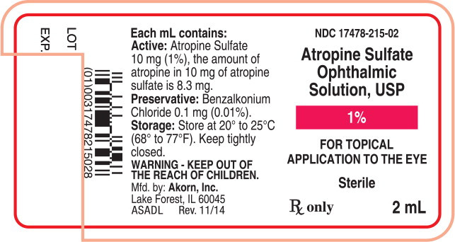 ATROPINE SULFATE OPHTH SOL 1% - RX Products
