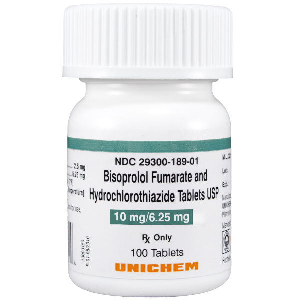 BISOPROLOL W/HCTZ 10/6.25MG - RX Products