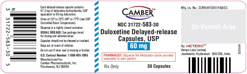DULOXETINE HCL DR 60MG - RX Products