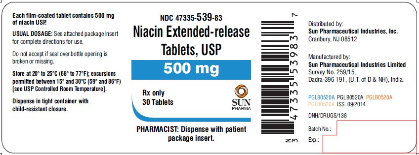 NIACIN ER 500MG - RX Products