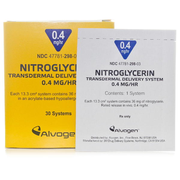 NITROGLYCERIN TRANS PTH 0.4 MG - RX Products