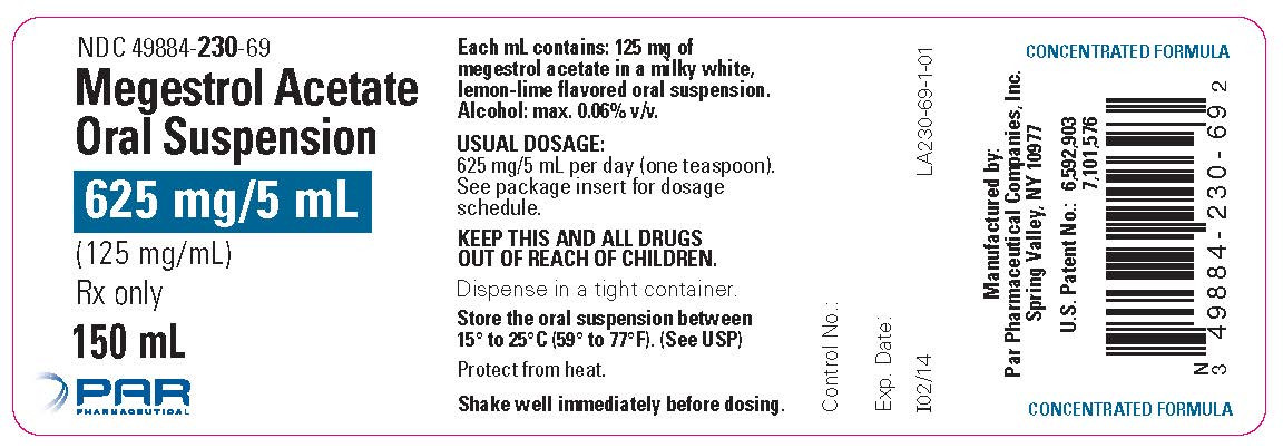 MEGESTROL ACET OS 625MG/ 5ML - RX Products
