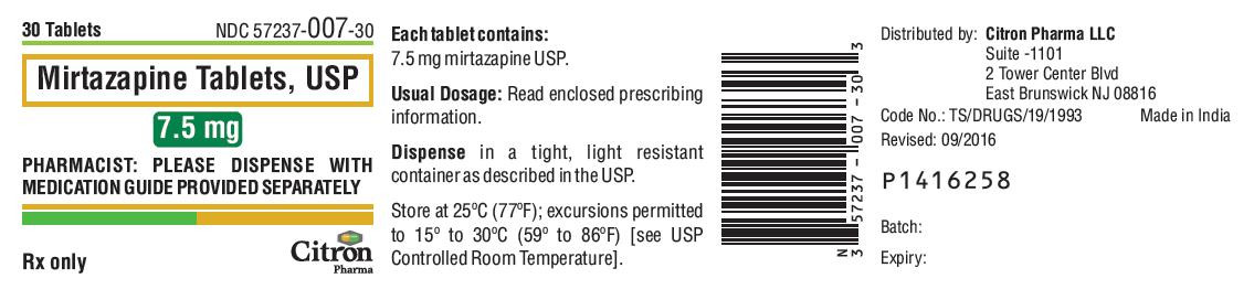 MIRTAZAPINE 7.5MG - RX Products