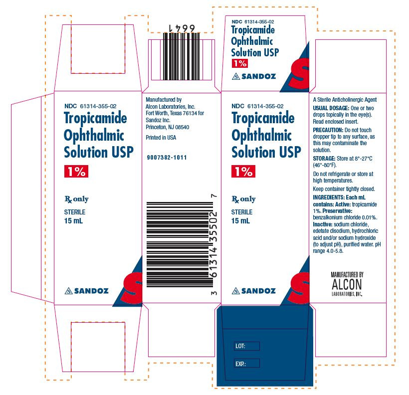 TROPICAMIDE OPHTH SOL 1% - RX Products