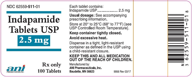 INDAPAMIDE 2.5MG - RX Products